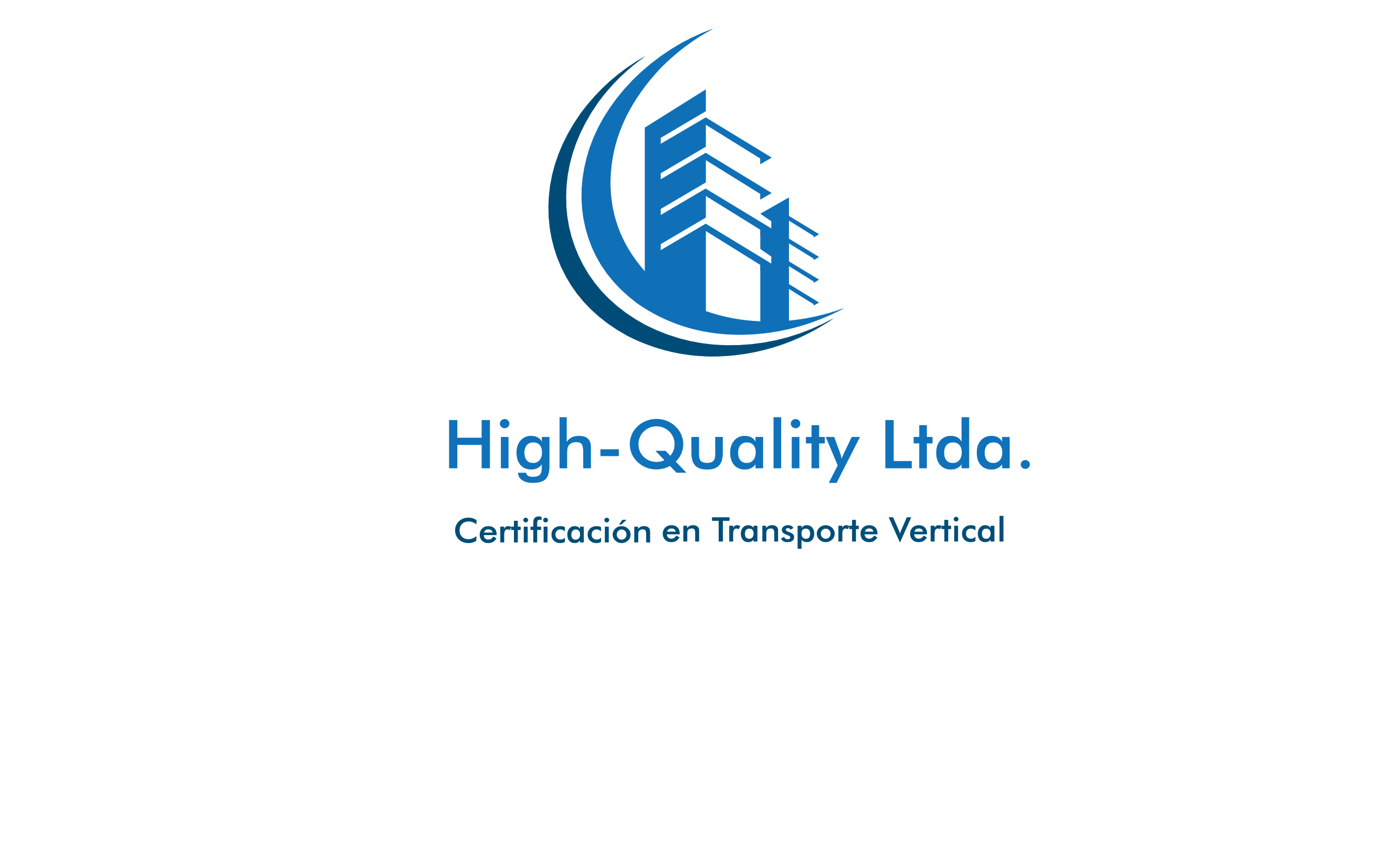 High-Quality Ltda. Certificación en transporte vertical.